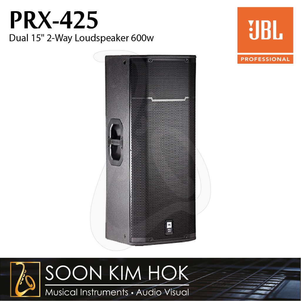 JBL PRX-425D Dual 15" 2-Way Loudspeaker (600W / 12500W / 2400W ...