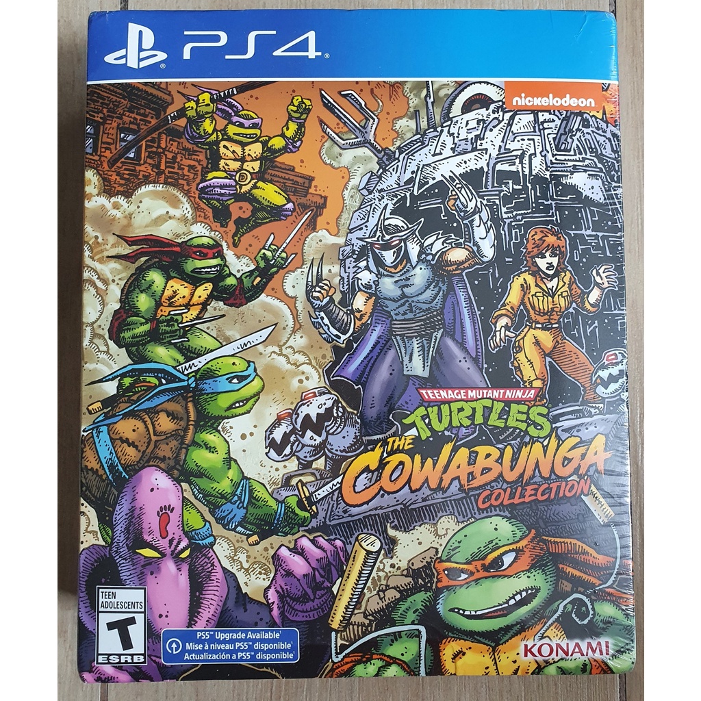 PS4 Teenage Mutant Ninja Turtles Cowabunga Collection Limited Edition ...