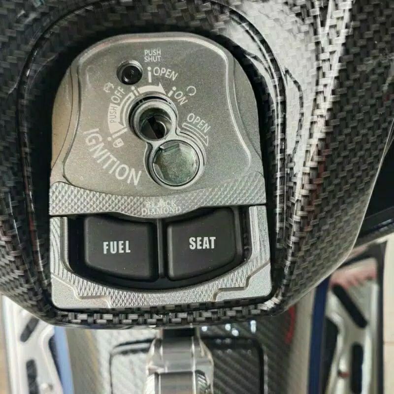 New Nmax 2020 - 2024 ignition key Cover Black diamond (non keyless ...