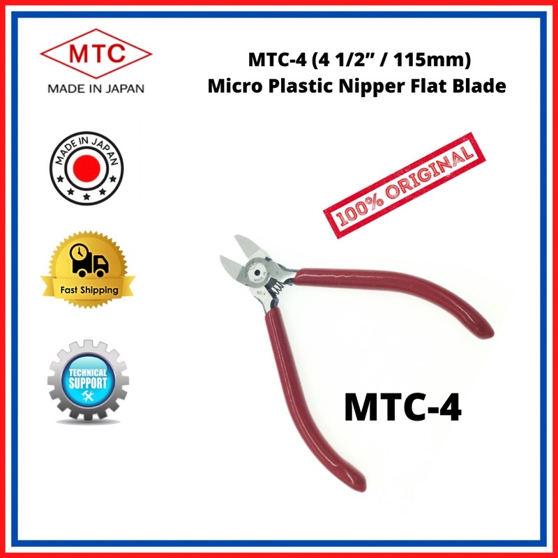 [Ready Stock] MTC-4 Micro Plastic Nipper Flat Blade / cutting plier | Shopee Malaysia