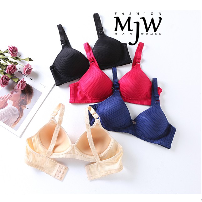 Women Bra Coli Wanita Plus Size 38-42 Glossy Refine Seamless Non Wired ...