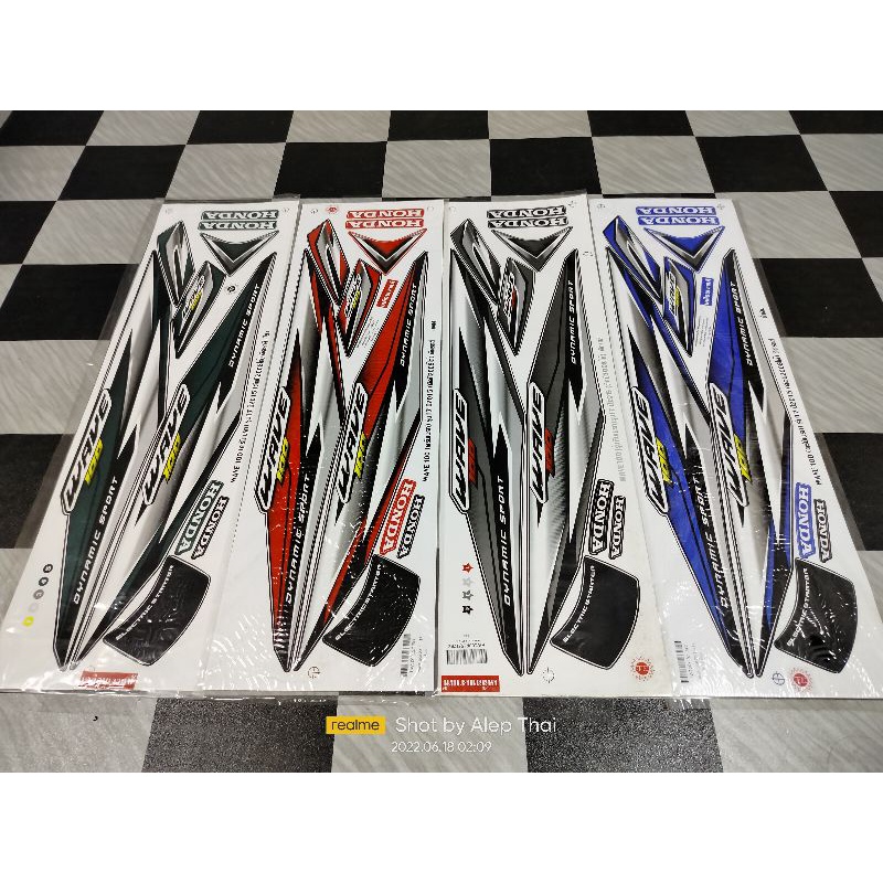 🇹🇭Stripe Honda Wave 100 15 Thailand Special Edition🇹🇭. Sticker Thailook ...