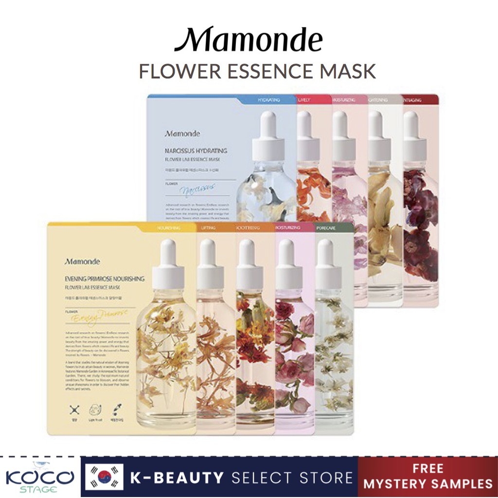 [Mamonde] Flower Lab Essence Sheet Mask Face Mask / Korea skin care ...