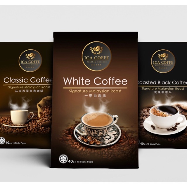 Original White Coffee ICA Less Sweet (40g x 12 sticks) | Shopee Malaysia