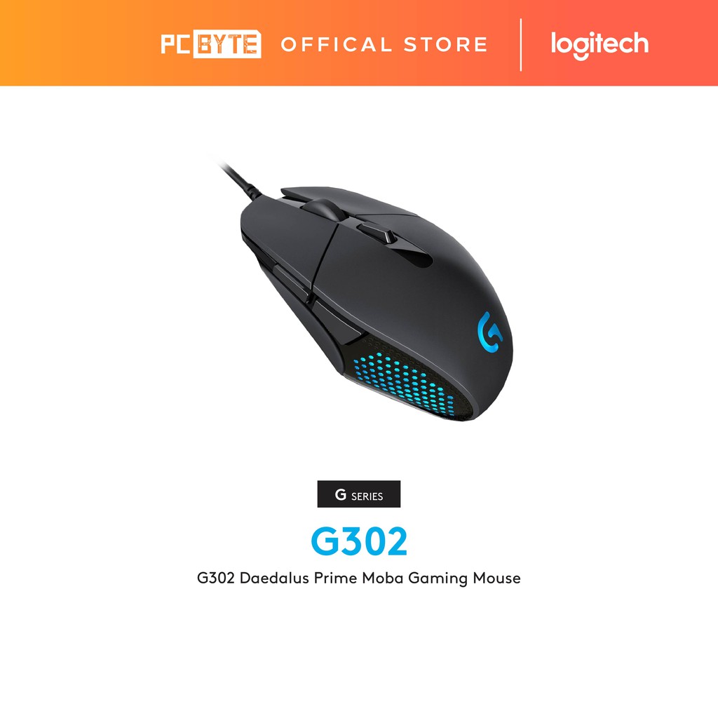 Logitech G302 Daedalus Prime Moba Gaming Mouse | Shopee Malaysia