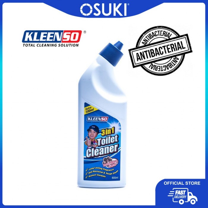 KLEENSO Toilet Bowl Cleaner 3 In 1 (600ml) | Pembersih Mangkuk Tandas ...