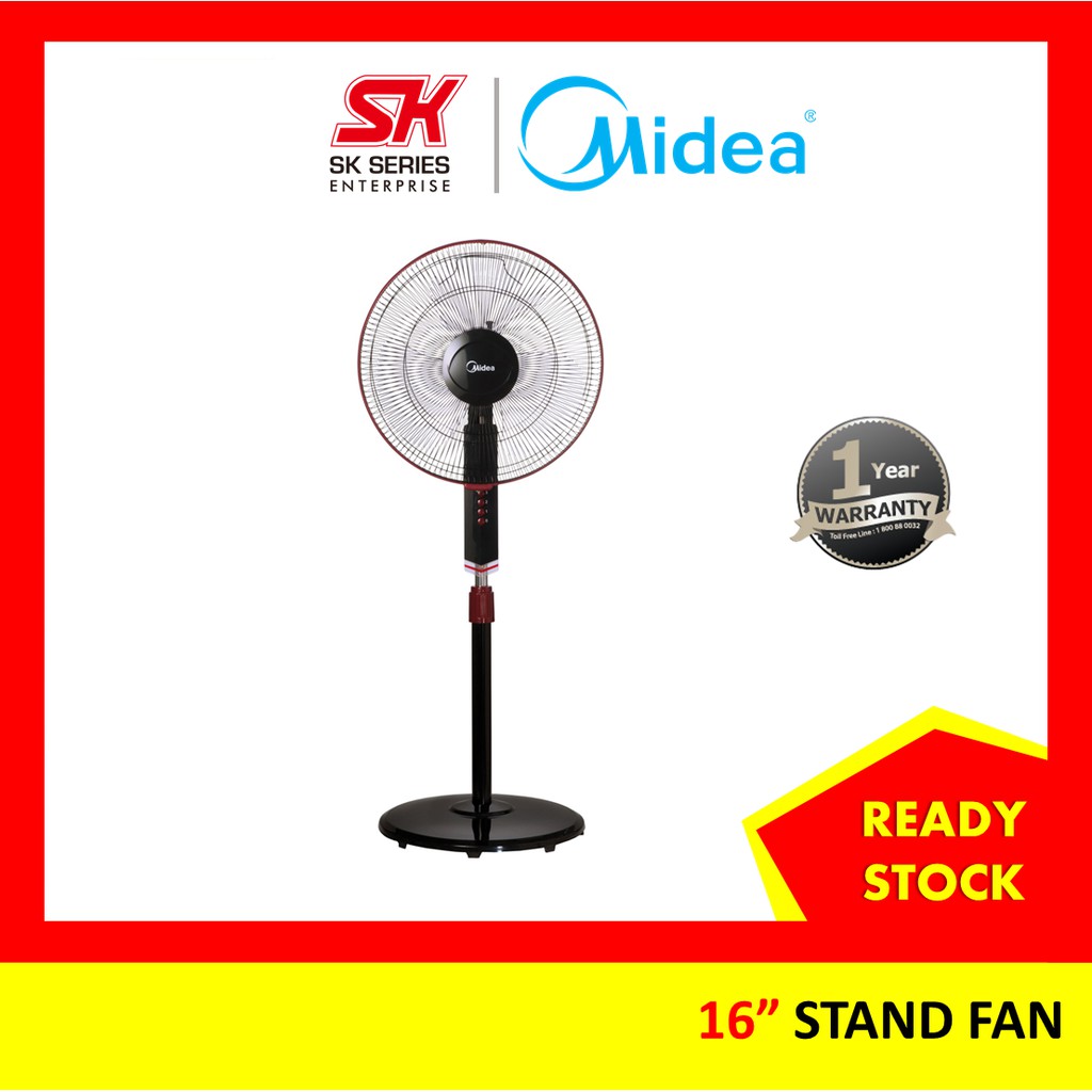 Khind Stand Fan (16") SF1682SE SF-1682SE / Midea 16" Stand MF16FS10N ...
