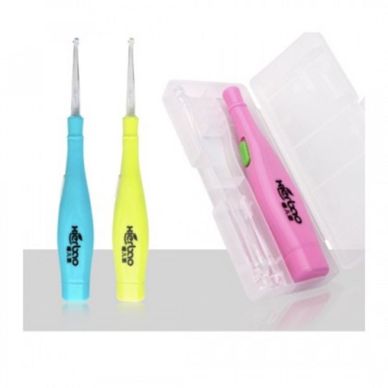 Kids Adult Light Led Ear Pick (With Box) | Korek telinga lampu led ...