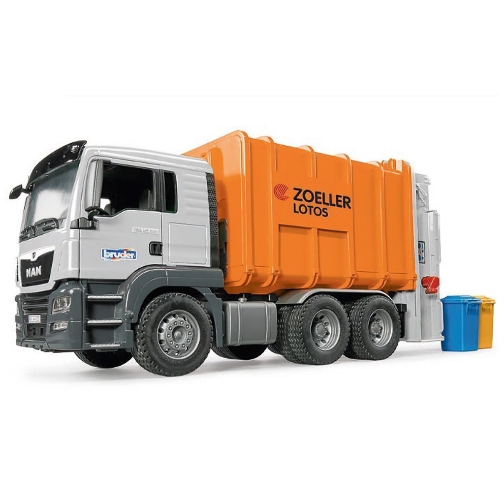 (BRU03762) Bruder, MAN TGS Rear Loading Garbage Truck | Shopee Malaysia