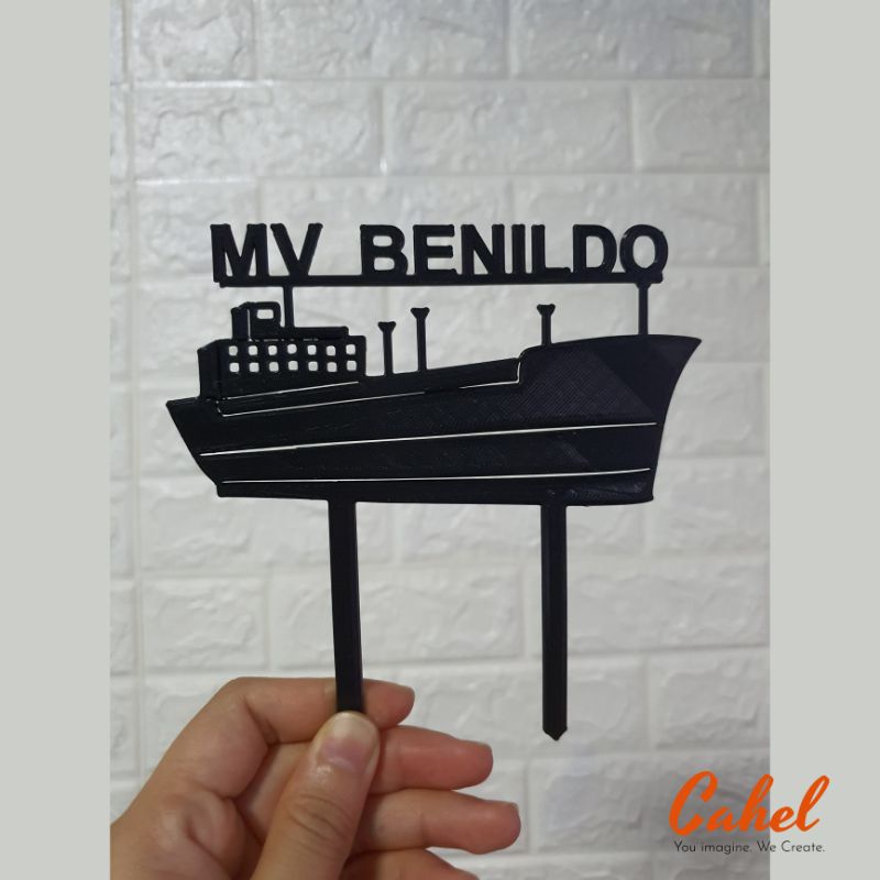 Company Anniversary Cake Topper Marine Ship Cake Topper Personalized ...