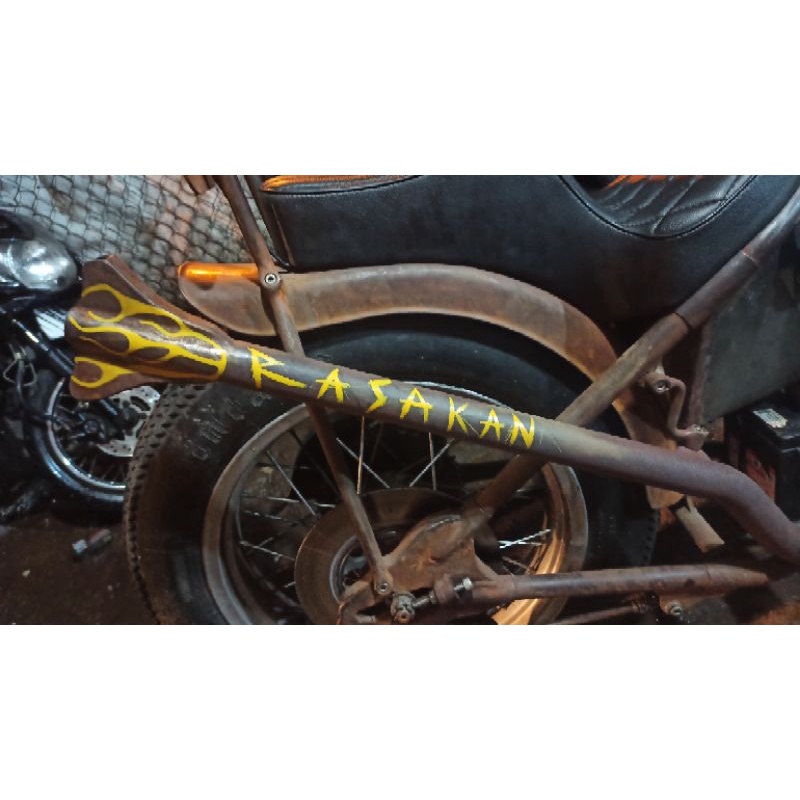 Rear fender chopper ducktail custom motorcycle bobber moge | Shopee ...