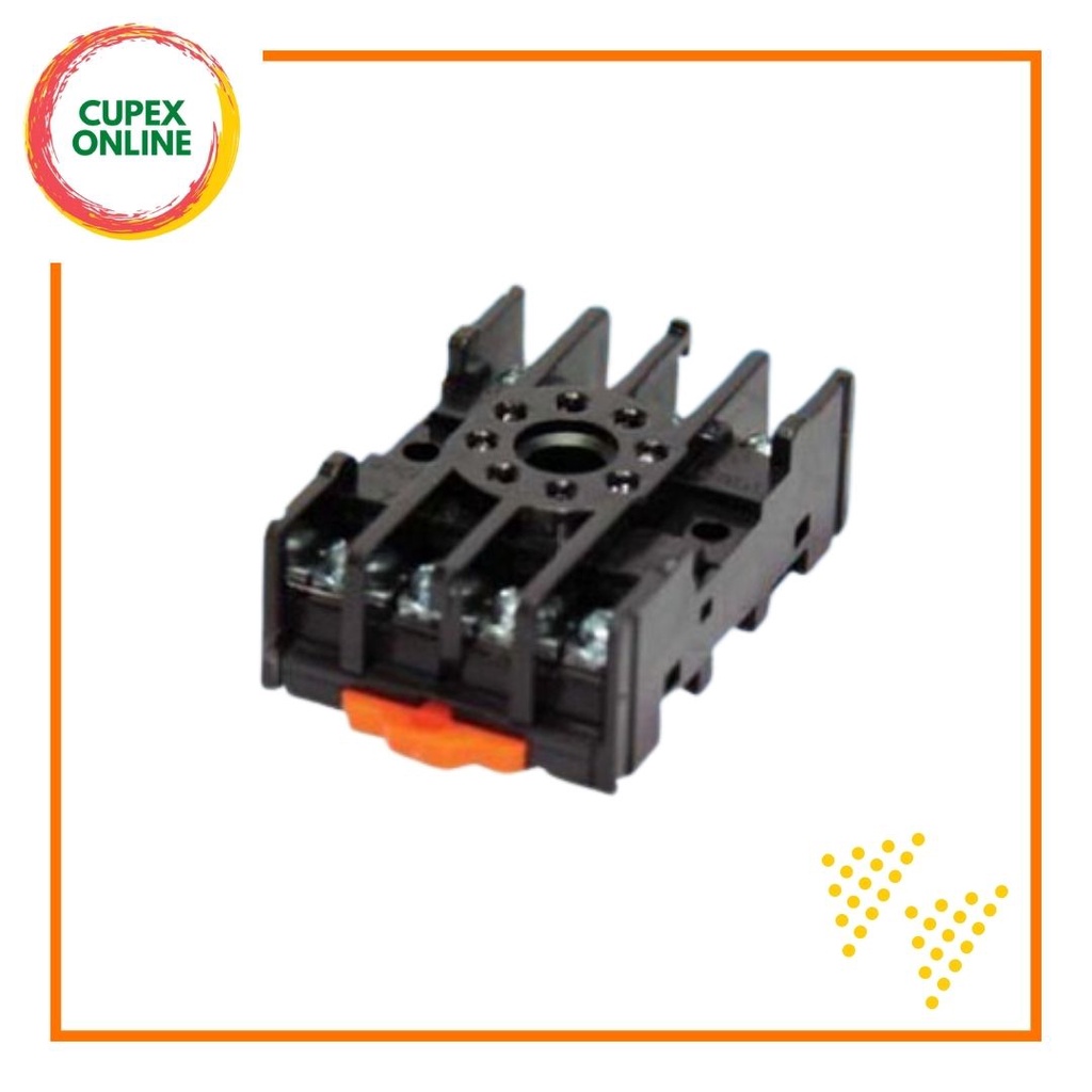 CIKACHI PF085A PF083A Timer / Relay Socket 8 Pin (cupex) | Shopee Malaysia