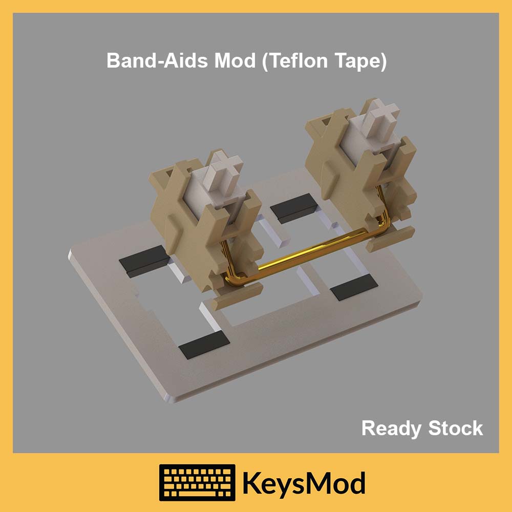 Plated-Mounted Stablizer Band-Aids Mod (Teflon Tape) | Shopee Malaysia