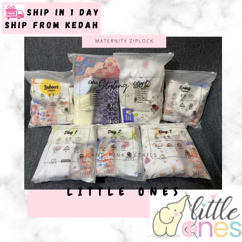 Free 🎁 BEG PLASTIK HOSPITAL for PACKING BAJU IBU, BABY & BARANG ...