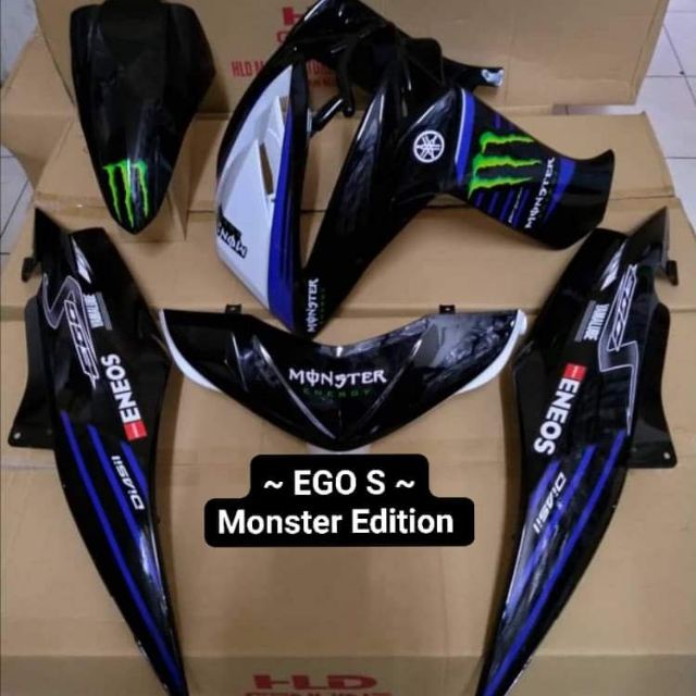 STRIPE / STICKER MOTOR EGO S MONSTER EDITION | Shopee Malaysia