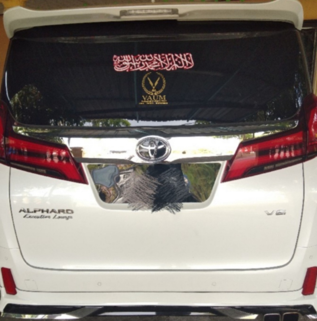 Toyota Alphard V6 Emblem Logo Rear bonnet Chrome Silver | Shopee Malaysia