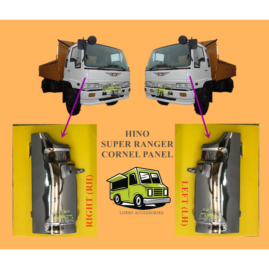 HINO SUPER RANGER CHROME CORNER PANEL | Shopee Malaysia