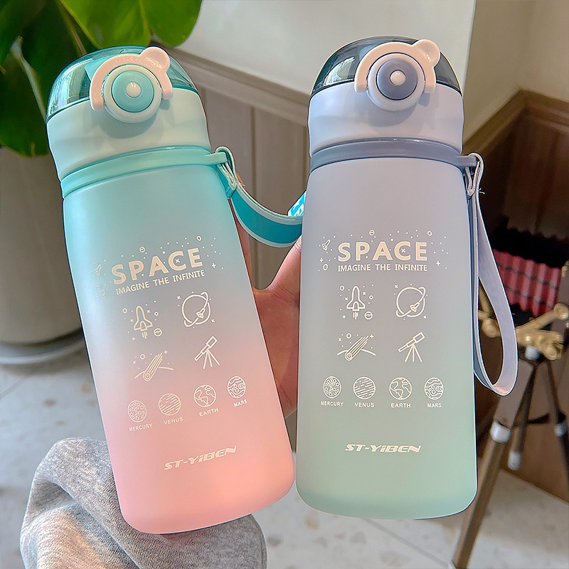 630ML Large Capacity Water Bottle Fashion Sport Bottle Leak-Proof ...
