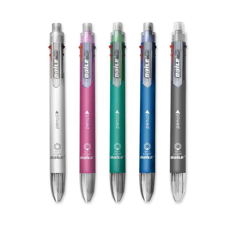Edition 6 In 1 Automatic Ballpoint Pen (1 Set 4 Pcs) | Shopee Malaysia