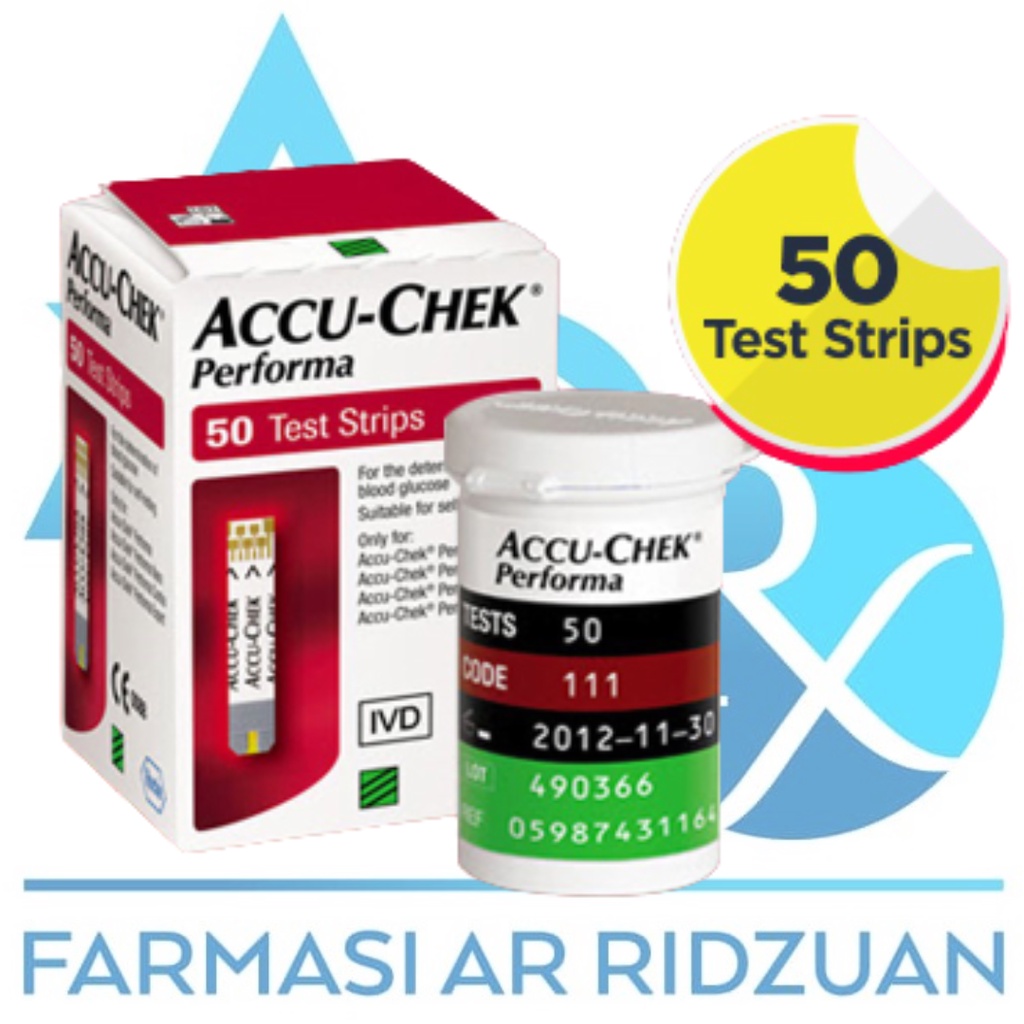 Accu-chek Performa Test Strips 50's | Shopee Malaysia