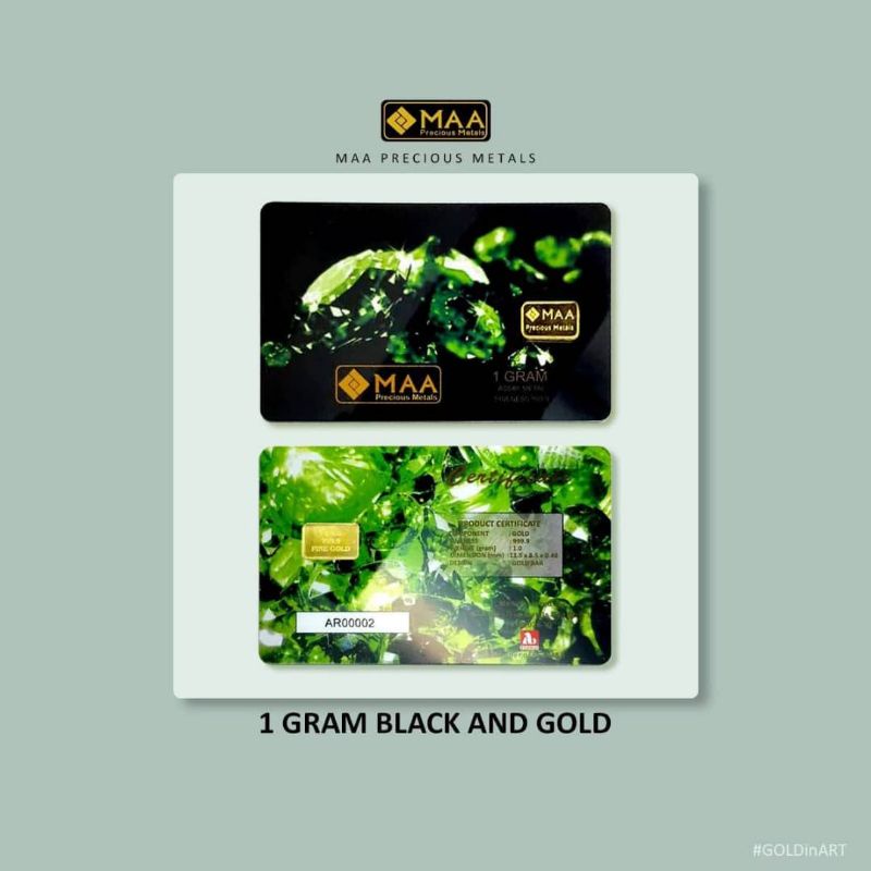 GOLDBAR 1g MAA BLACK GOLD EDITION | Shopee Malaysia