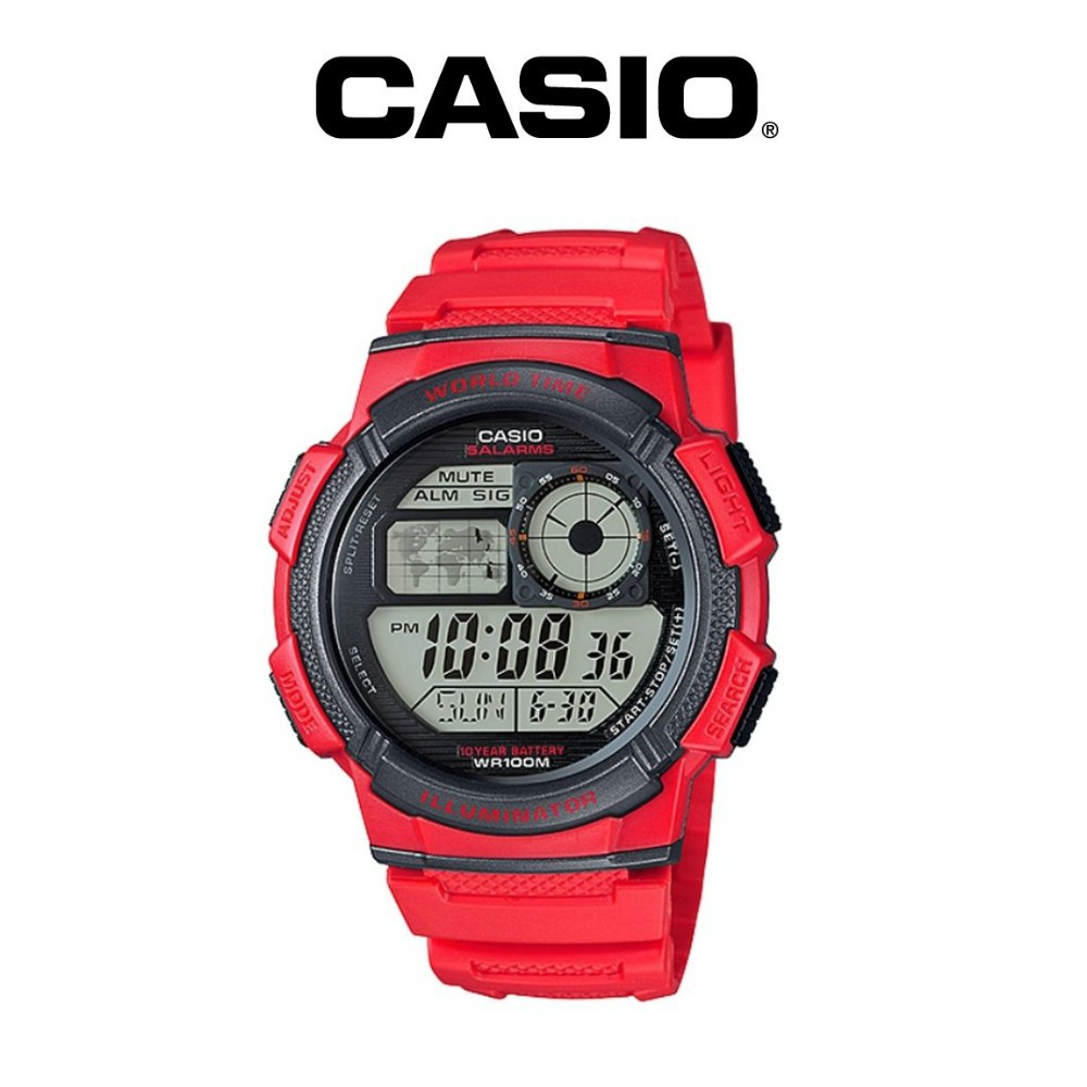 Casio classic digital resin band watch [original] AE-1000W-4AVDF | Shopee Malaysia
