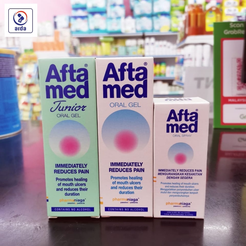 AFTAMED Oral Gel & Spray For Mouth Ulcer (Immediately reduces pain ...