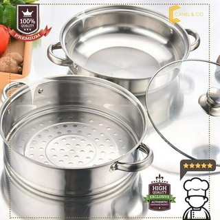2IN1 Set 304 Stainless Steel Pot Bowl Steamer Pengukus Kukus Cookware ...