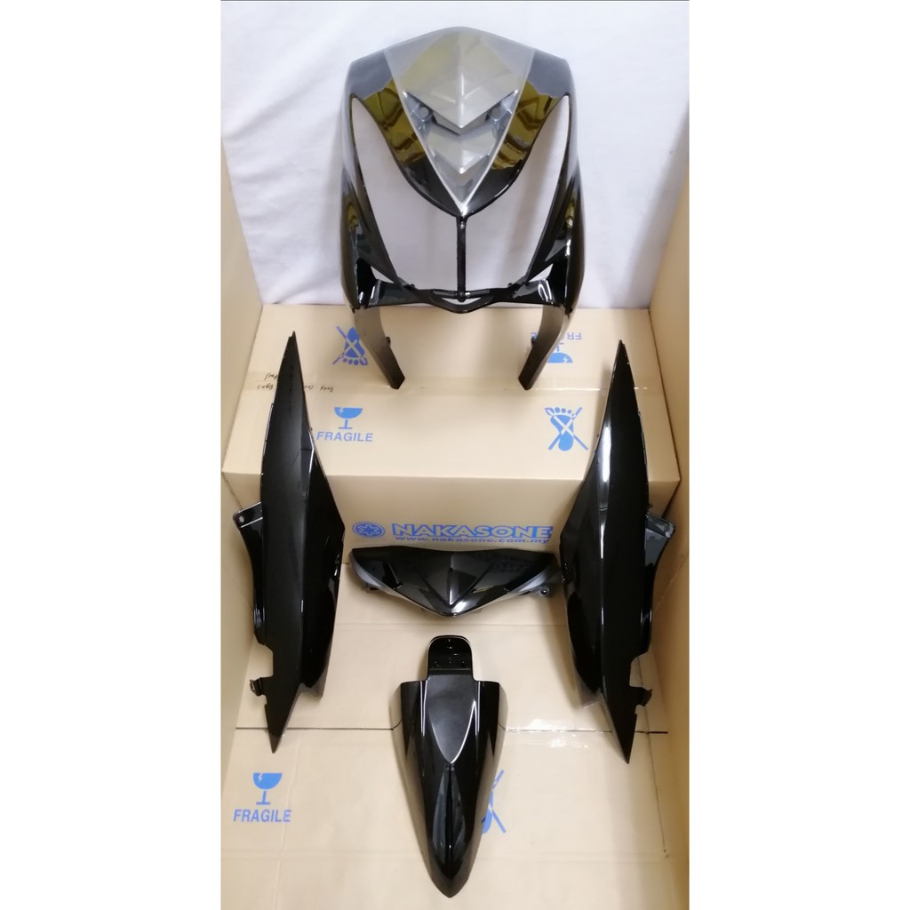 YAMAHA EGOS COVERSET #BLACK+GREY YAMAHA EGO S BODY COVER SET #READY ...