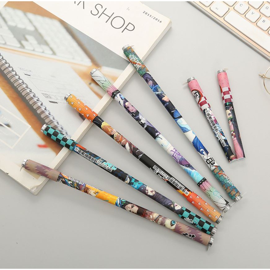 (local) demon slayer tanjiro zenitsu Spinning Pen student pencil school ...
