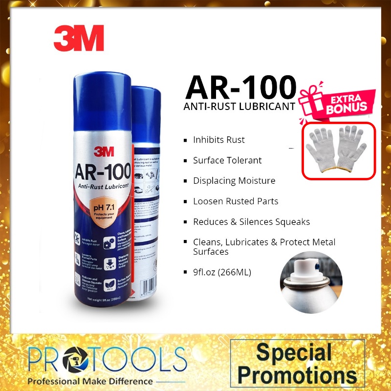(READY STOCK)(ORINGINAL)3M AR-100 Anti-Rust Lubricant Spray 9fl.oz (266 ml) | Shopee Malaysia