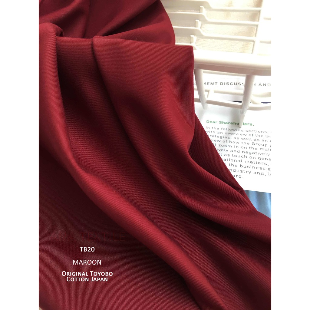 Part 1 Original Toyobo/German Cotton Japan (Harga utk 0.5m) bidang 60 ...