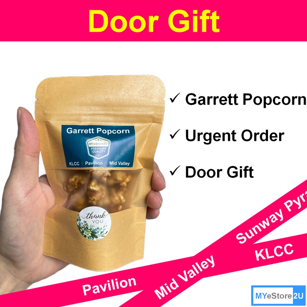 Doorgift Popcorn (Garrett Popcorn) Goodies Popcorn Caramel [Accept ...