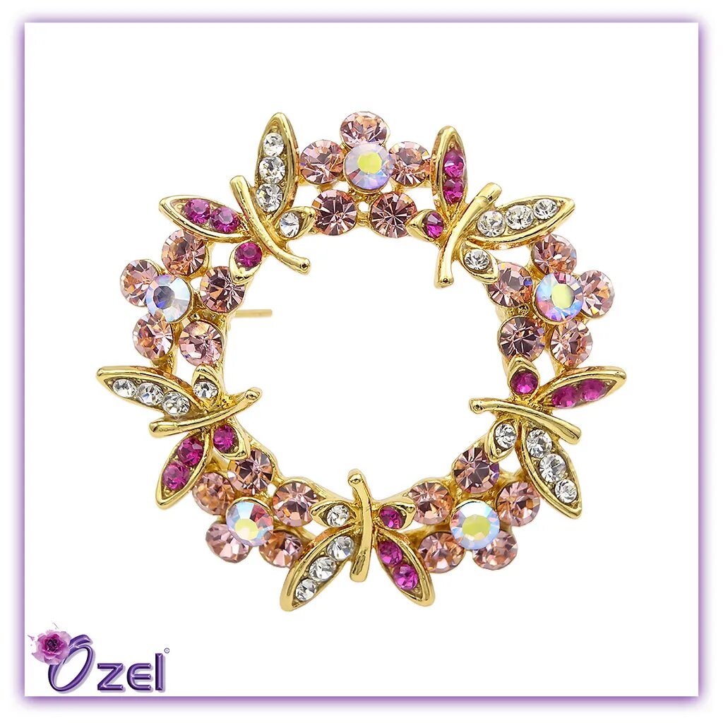 BROOCH OZEL - READY STOCK! Butterfly & Flowering | Shopee Malaysia