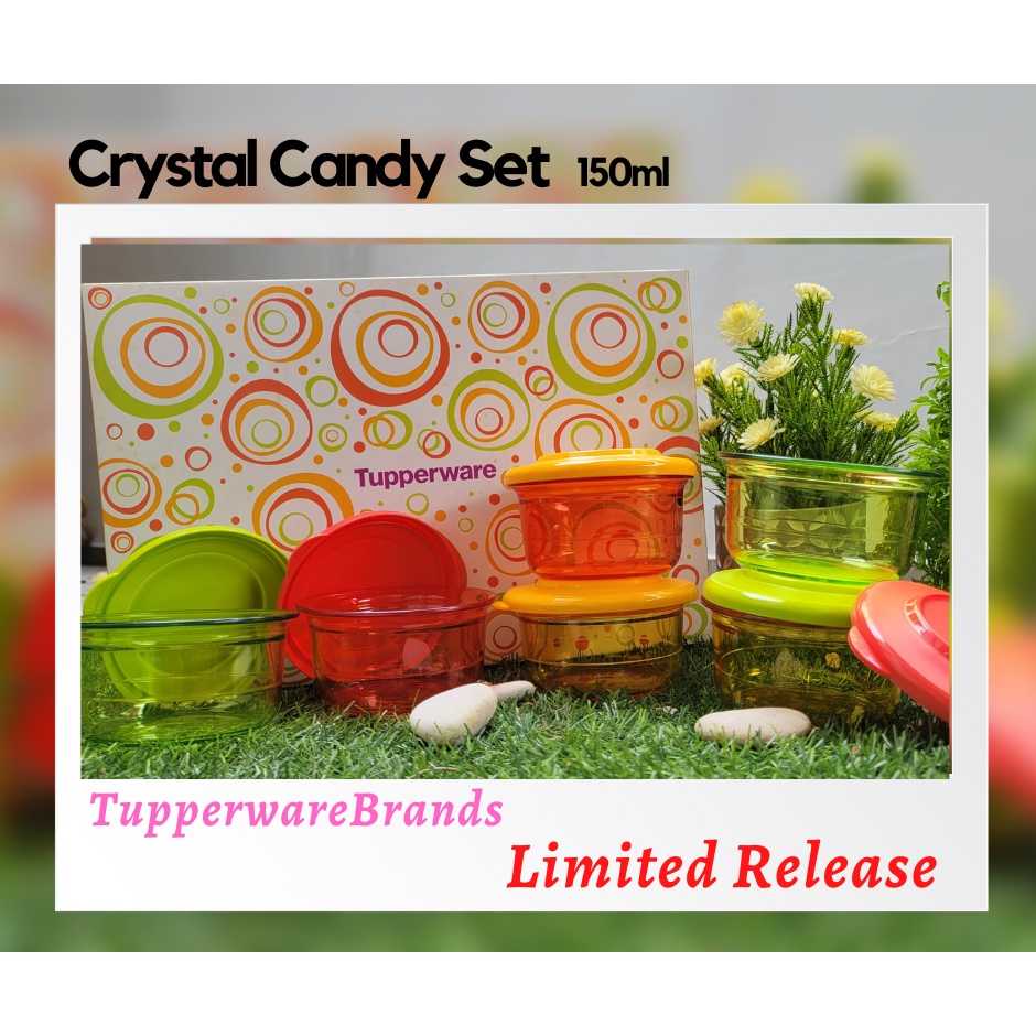 Tupperware Crystal Candy Set - Limited Edition (6) pcs 150ml🔥READY ...