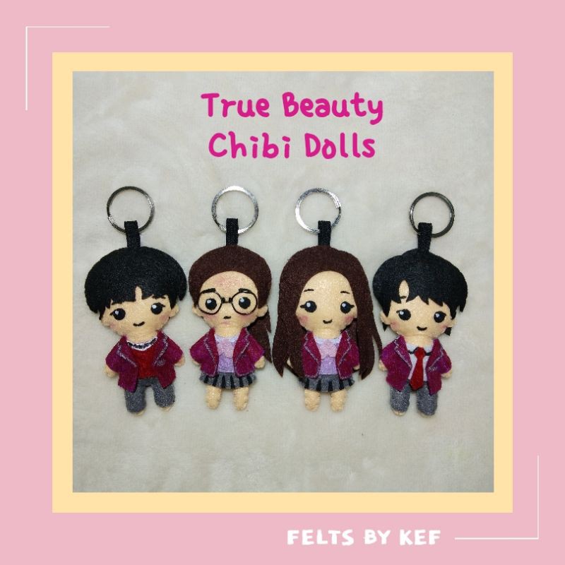 True Beauty Kdrama Chibi Keychain Doll | True Beauty Merch | True ...