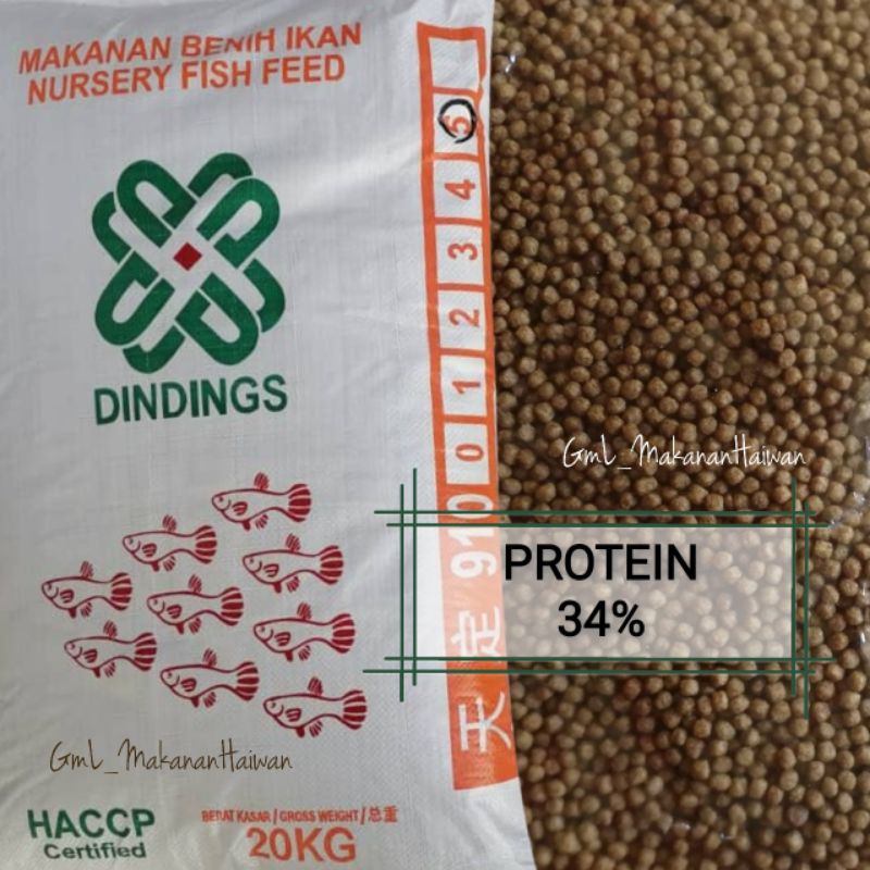 Dindings 9105 Makanan Ikan Air Tawar 1kg | Fresh Water Fish Food ...