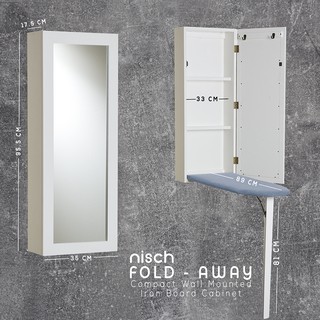 Papan Seterika & Kabinet Bercermin Jenama Nisch ( Jimat Ruang ...