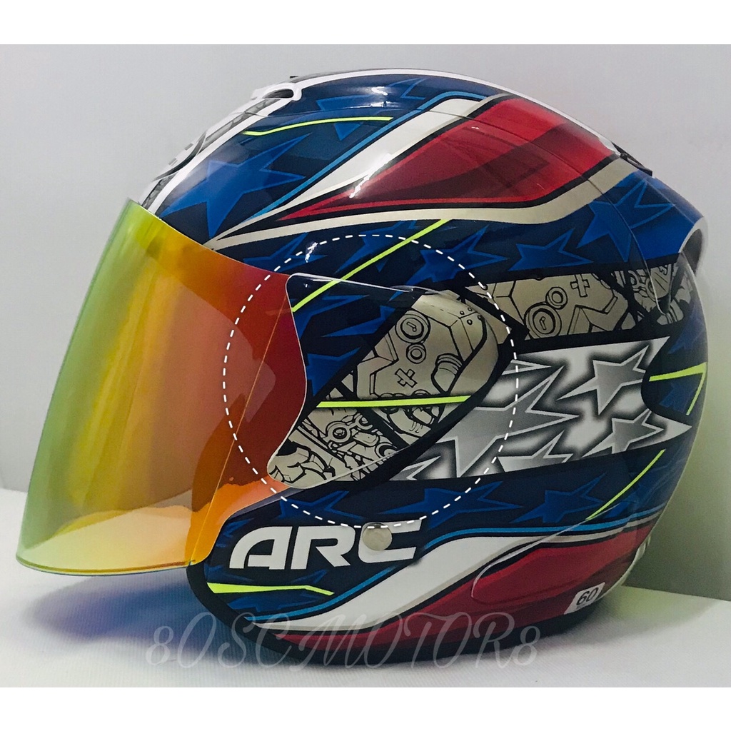 ARC Side over For Helmet ARC RITZ AR4 | Shopee Malaysia