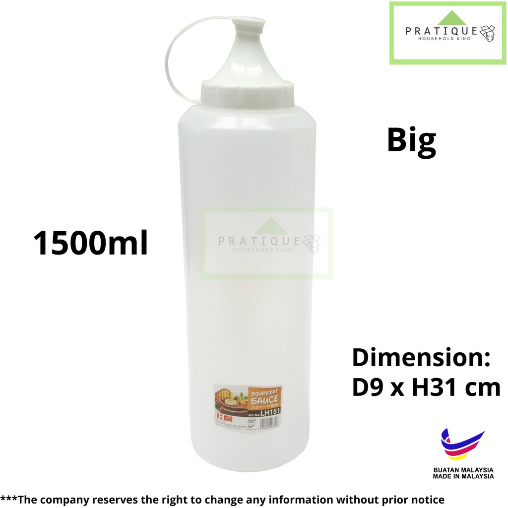 Sauce Bottle/ Botol Sos/Botol Sos Mayonis/Condiment Squeeze Bottle ...