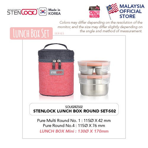 Stenlock Lunch Box Series - Stainless steel Airtight Container | Shopee ...