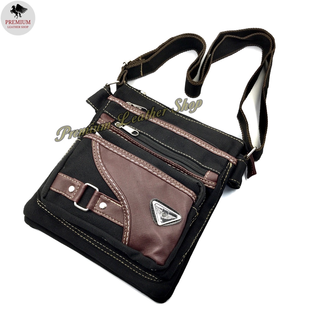 BS Sling Bag Men Crossbody Bag Shoulder Bag Messenger Bag Canvas Beg ...