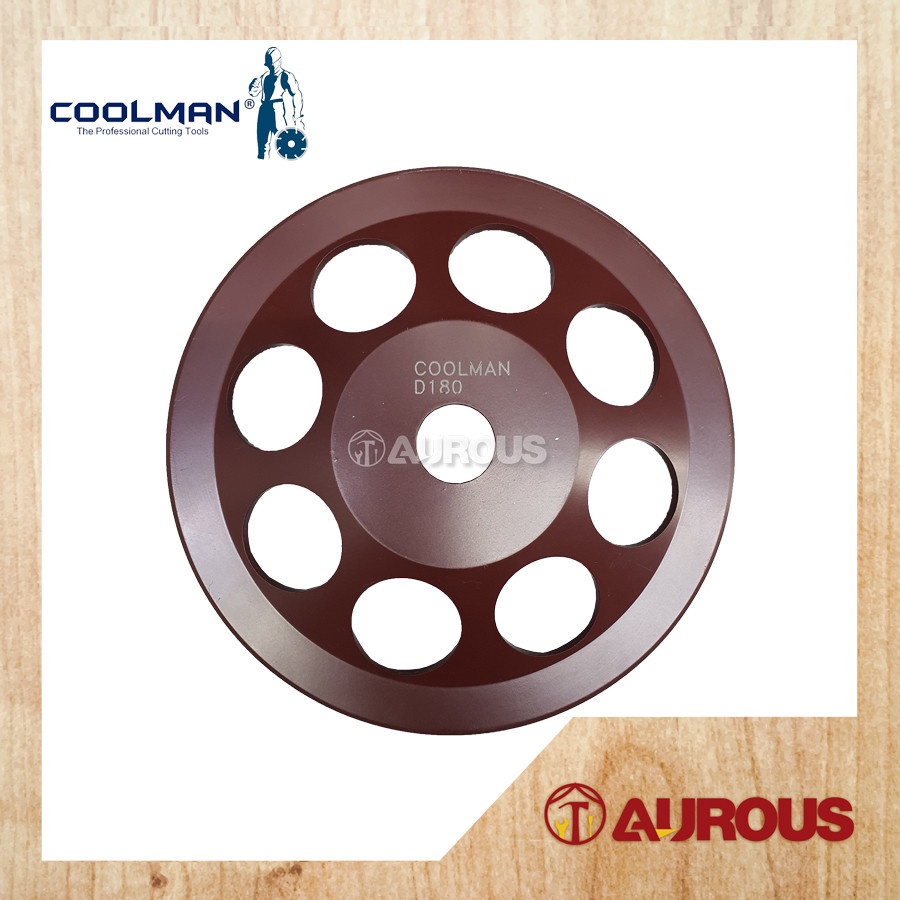 COOLMAN 12 TEETH PCD DIAMOND GRINDING WHEEL DISC 7''/230MM (PCD-G172 ...