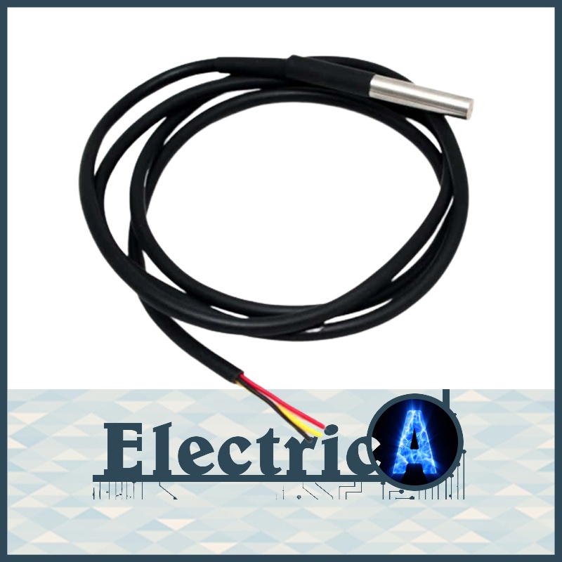 Temperature Sensor Waterproof Probe DS18B20 - Length 1Meter [ElectricA ...