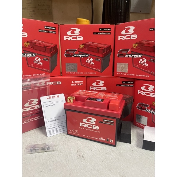 RCB RACING BOY 7L LATHIUM BATTERY(VARIO, PCX, NMAX, NVX, BELANG, R15 ...