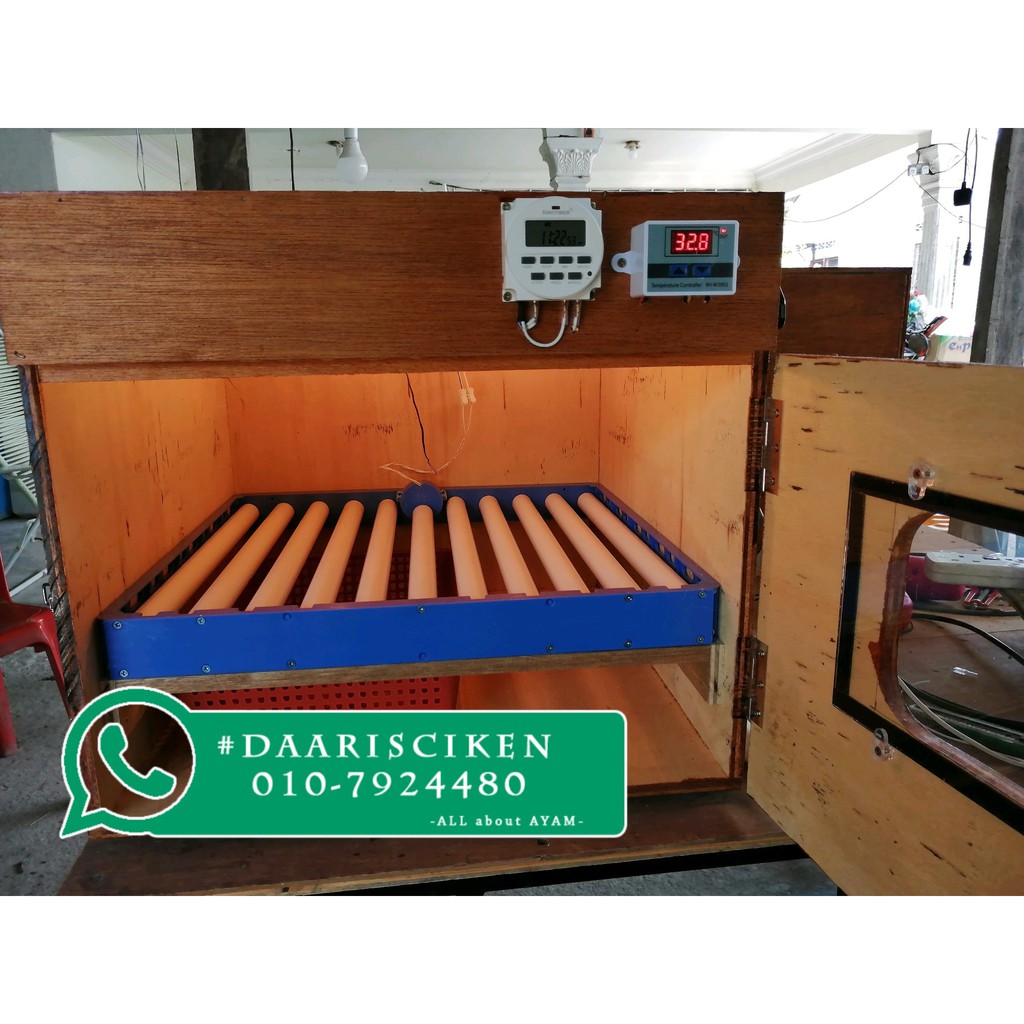 INKUBATOR / INCUBATOR / MESIN PENETASAN TELUR TRAY AUTO BERKAPASITI 70 ...