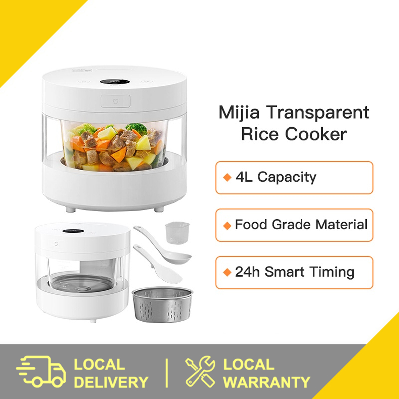 Xiaomi Mijia Rice Cooker 4L Transparent Steam Rice Cooker OLED Screen ...