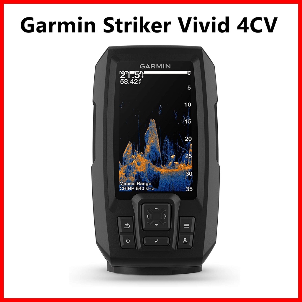 Garmin Striker 4 FishFinder Pencari Ikan | Vivid 5CV 4CV | Striker Plus ...