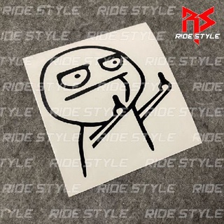 Despire Middle Finger Car Sticker Middle Finger Funny Car Decal Window ...