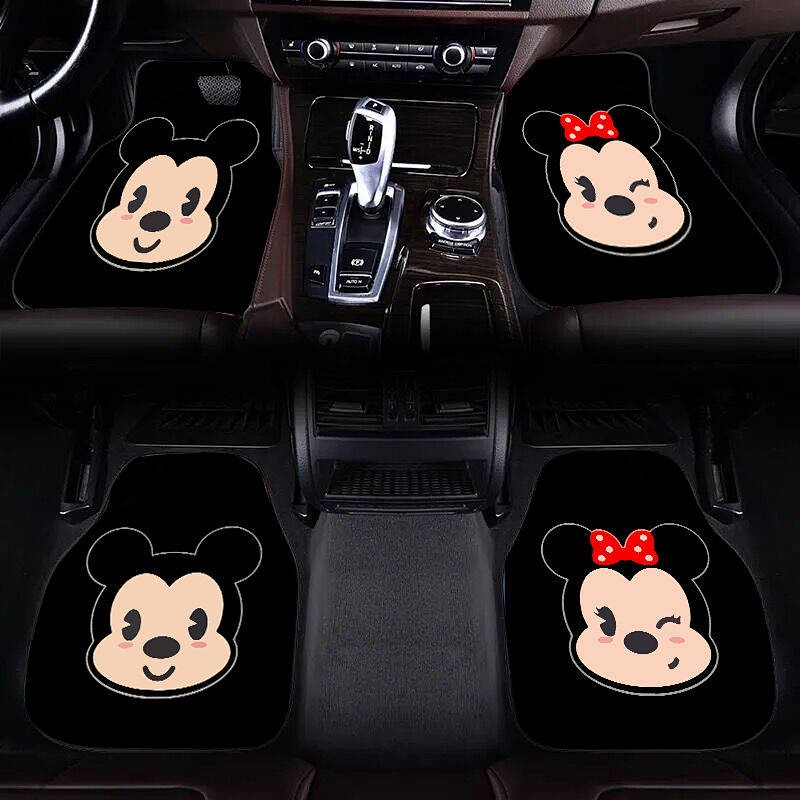 Car Foot Mat Cartoon Floor Mat Car Universal Easy Cleaning Non-Slip ...